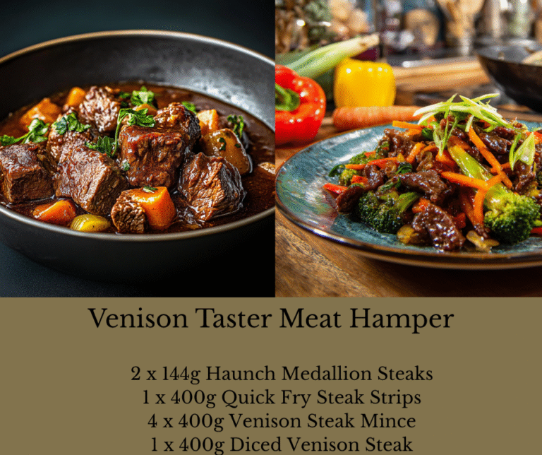 Venison Taster Meat Hamper Box – The Scottish Venison Company